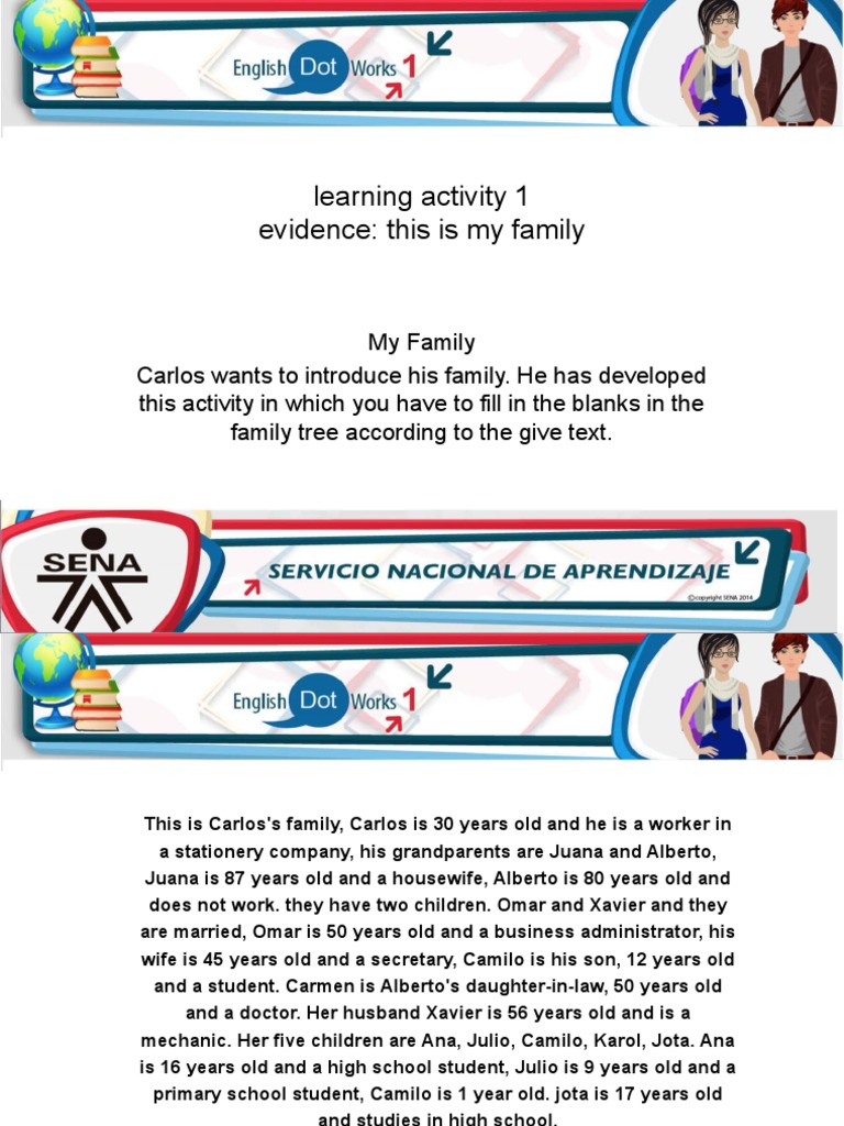 Family Tree Activity for Kids | PDF
