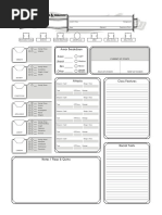 Witcher Character Sheet PDF | PDF | Weaponry | Leisure