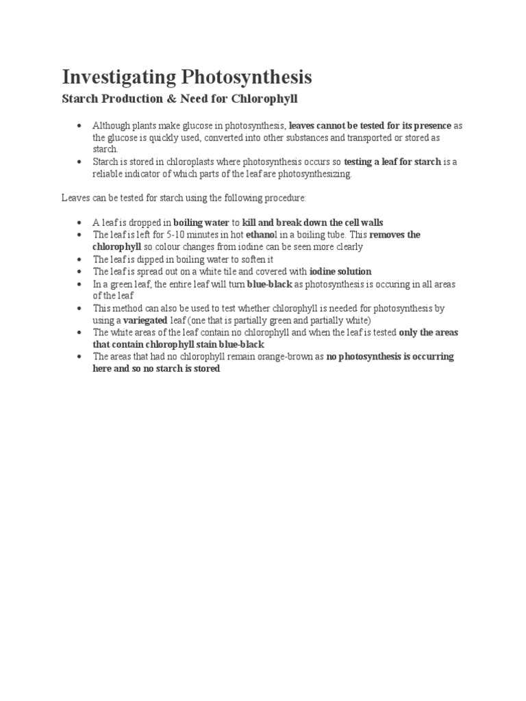 Factors Affecting Photosynthesis Experiments | PDF | Photosynthesis | Leaf