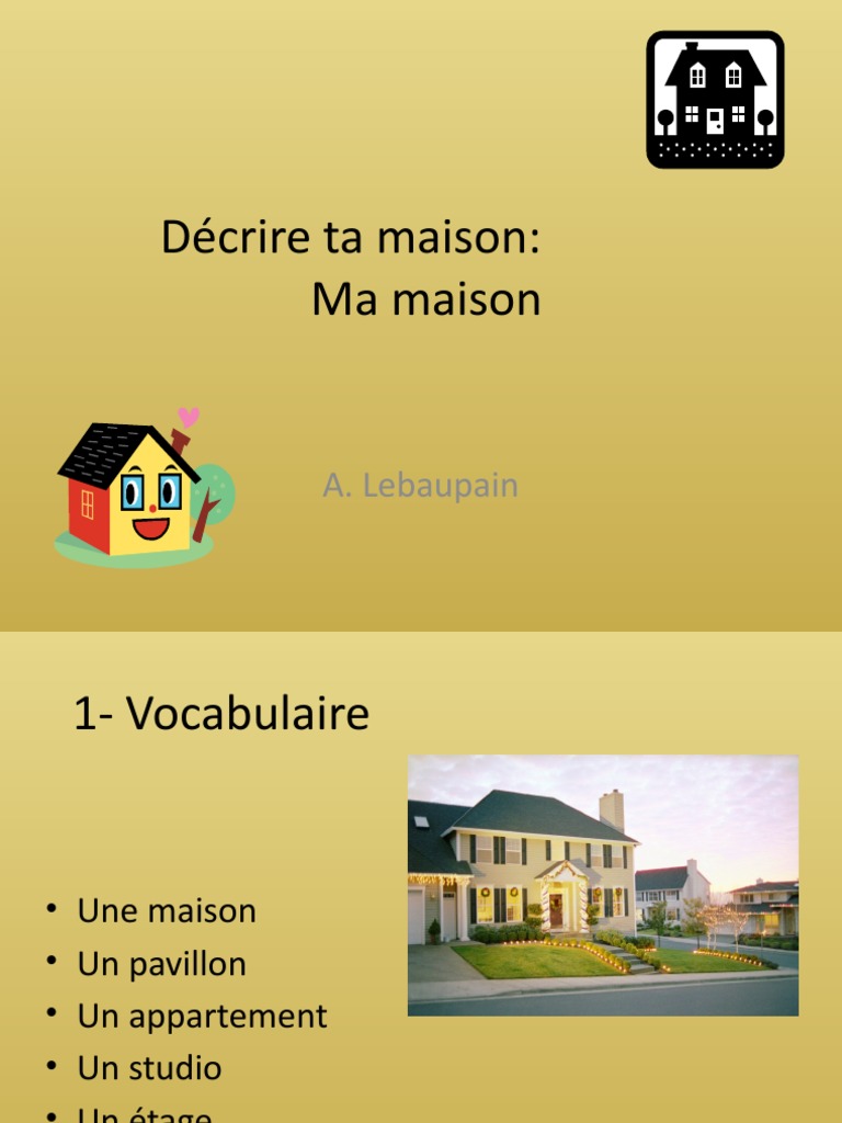 Decrire La Maison - PP | PDF