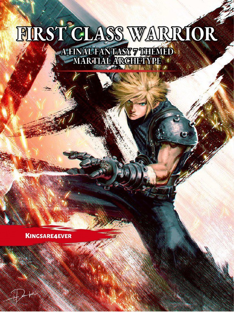 First Class Warrior | PDF