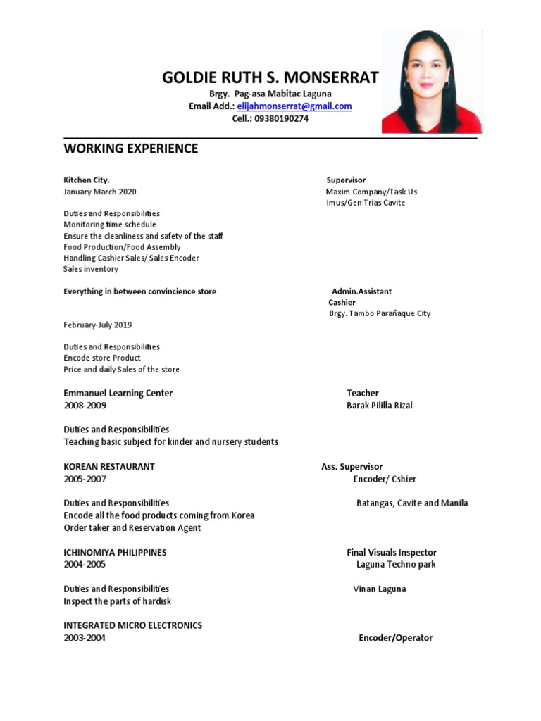 Ruth Resume Updated | PDF