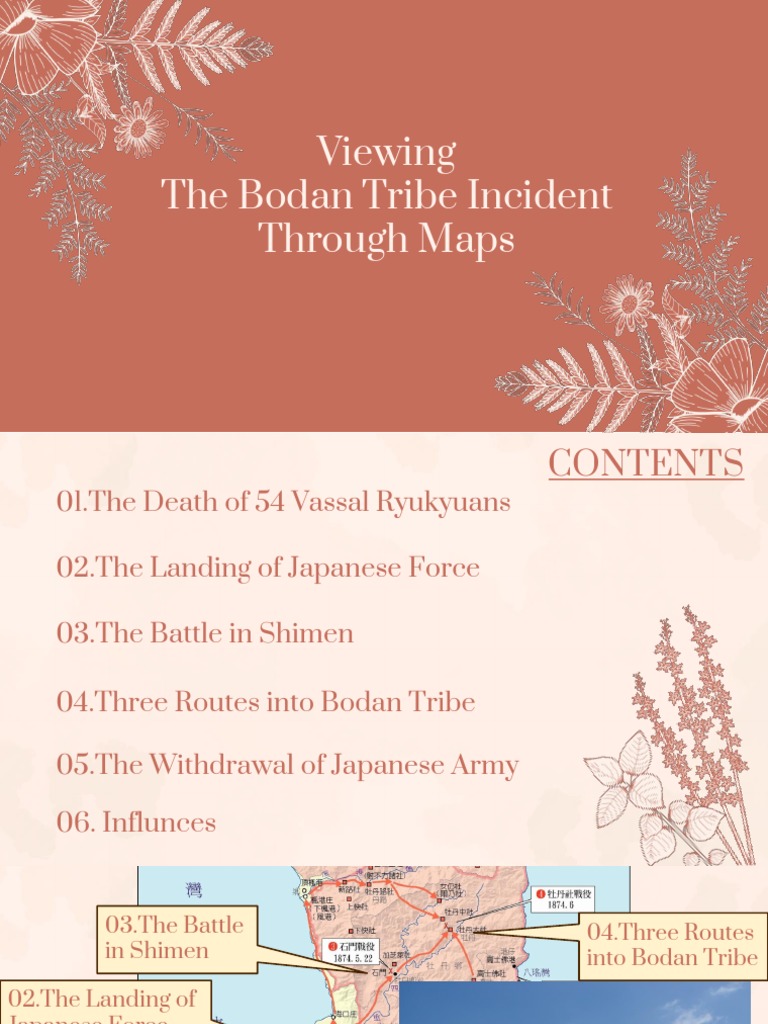 Viewing The Bodan Tribe Incident Through Maps | PDF