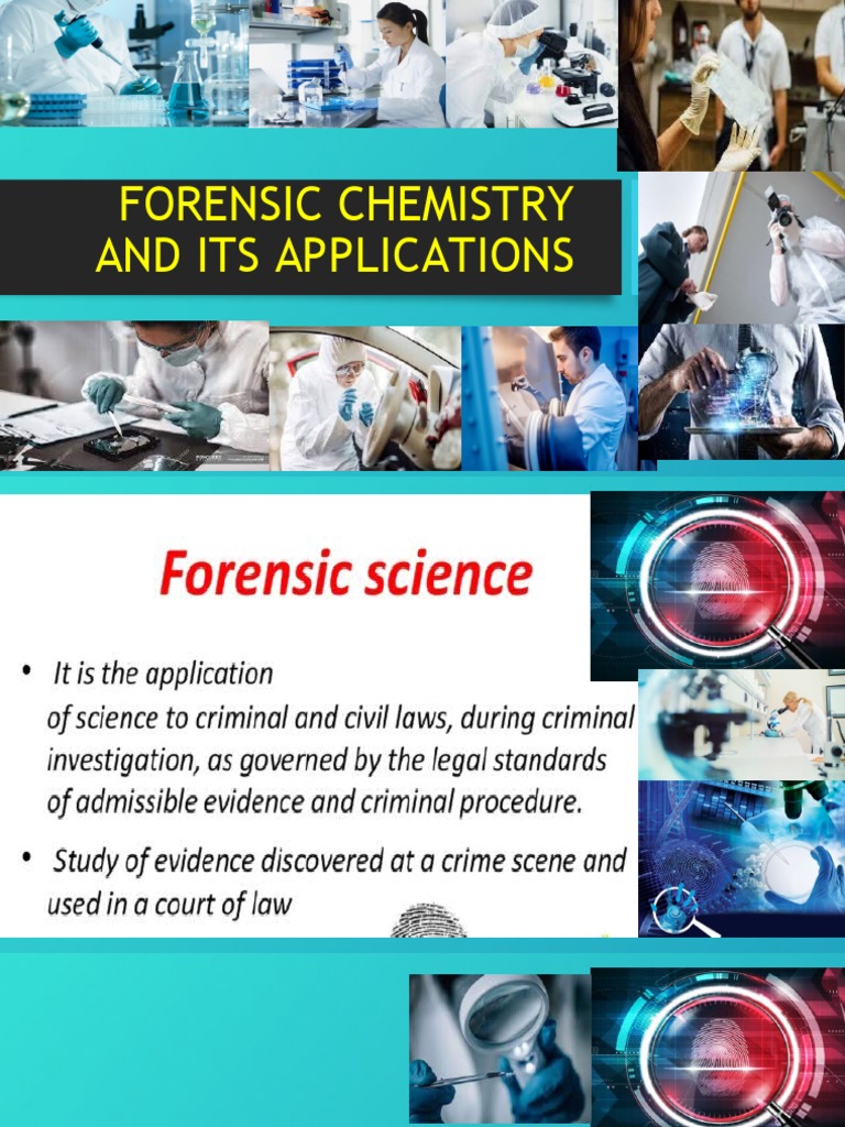 Forensic Chemistry and Its Applications | PDF | Chemistry | Physical ...