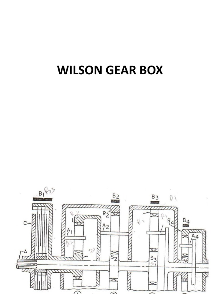 Wilson Gear Box | PDF | Transmission (Mechanics) | Mechanical Engineering