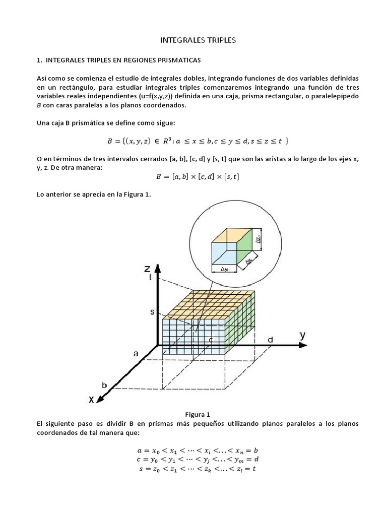 Integrales Triples | PDF | Integral | Geometría