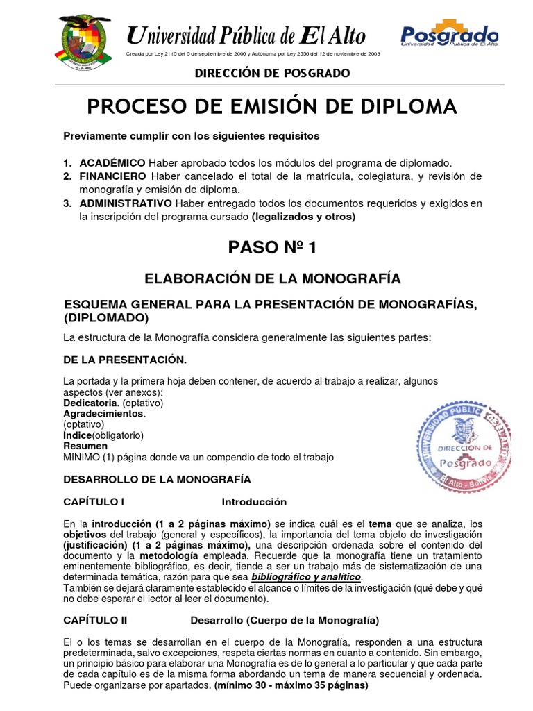Emision de Diplomas Dip. E. Inicial | PDF | Bibliografía