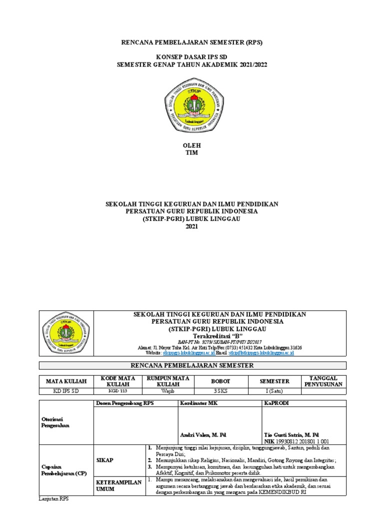 Konsep Dasar Ips | PDF