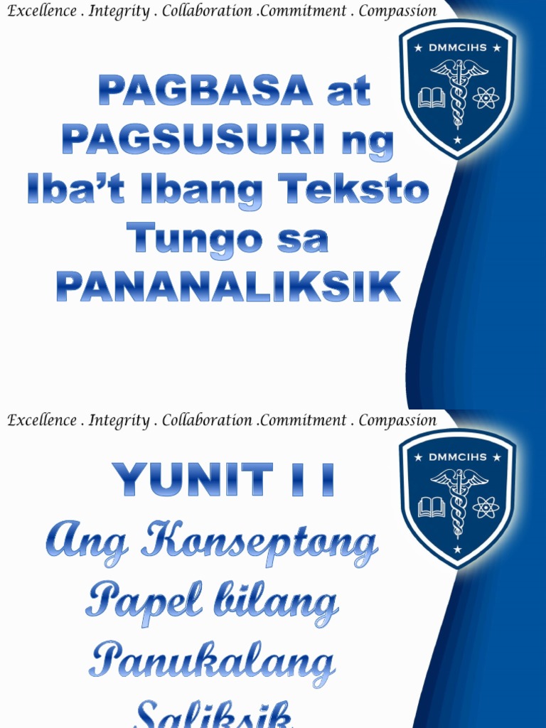 Aralin 9 Pagpag 11 | PDF