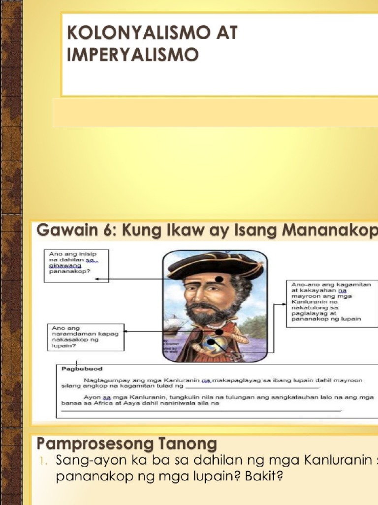 AP 8 Kolonisasyon at Imperyalismo Sa Silangan NG Mga Kanluranin | PDF