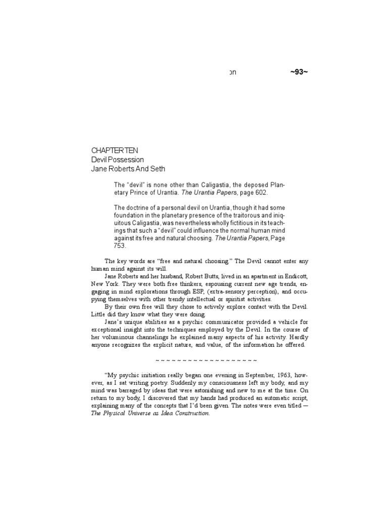 10 - Devil Possession | PDF | Mind | Consciousness