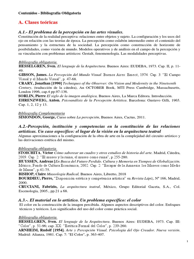 z2021 ILAV ILAP Programa | PDF | Percepción | Vanguardia