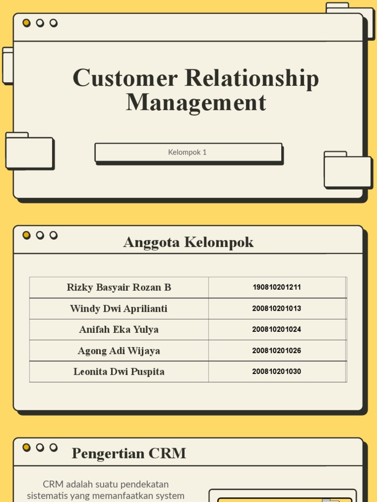 Customer Relationship | PDF | Karier & Perkembangan