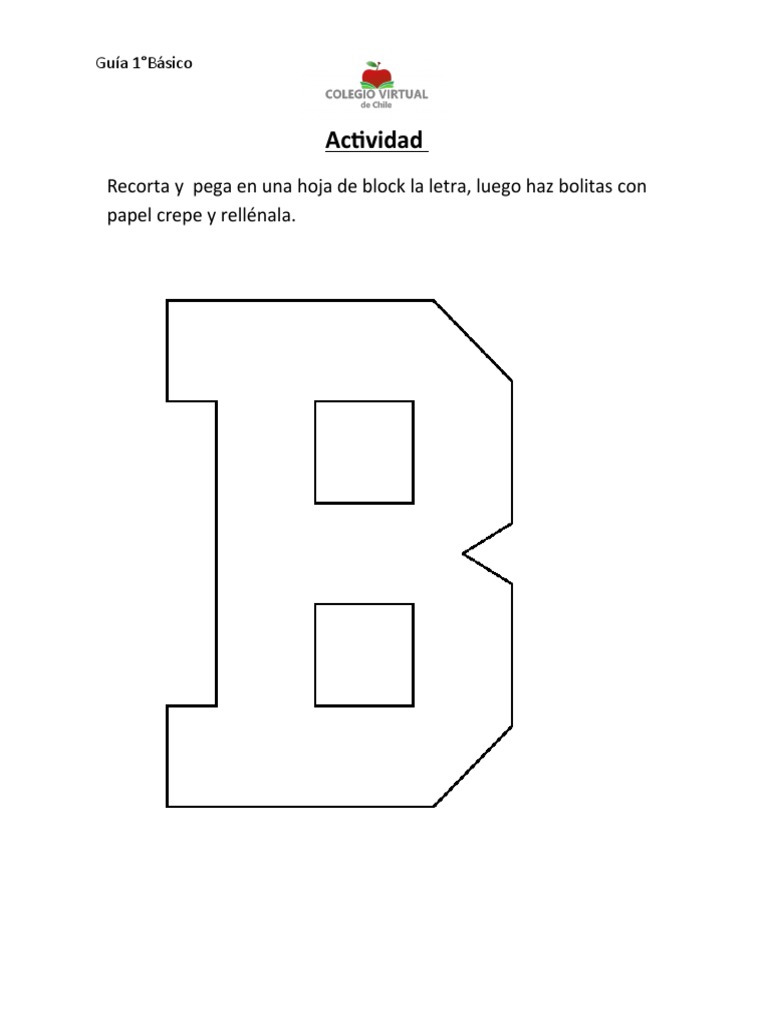 Actividades Creativas con la Letra B | PDF