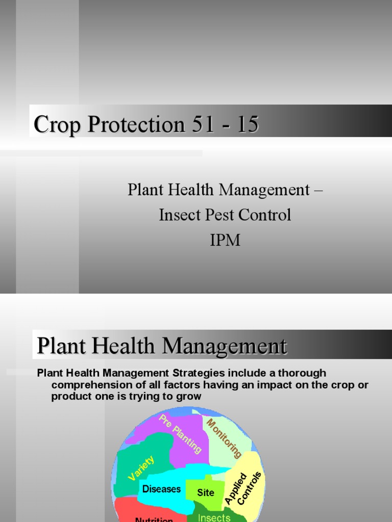 Crop Protection 51-15 - Insect Pest Control - Plant Health | PDF ...