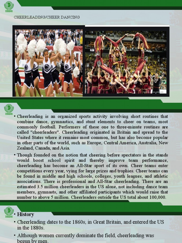 cHEER lEADING | PDF | Cheerleading | Sports