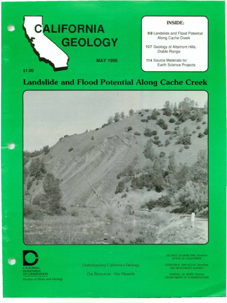 California Geology Magazine May 1990 | PDF | Earth Sciences | Geology