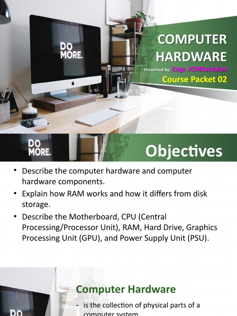 COMFUNDCP2 Computer Hardware | PDF | Computer Hardware | Random Access Memory