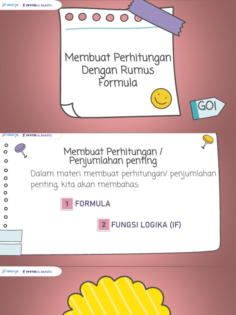 Kompetensi 2 - Membuat Perhitungan Dengan Rumus Formula | PDF