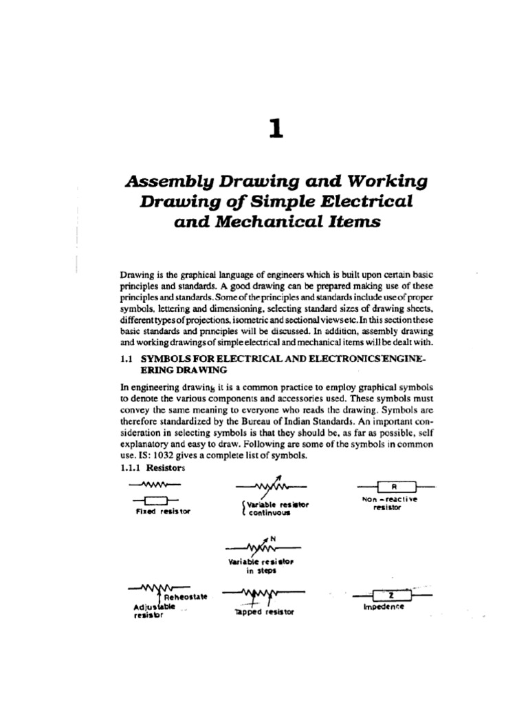 Electrical Engineering Drawing | PDF