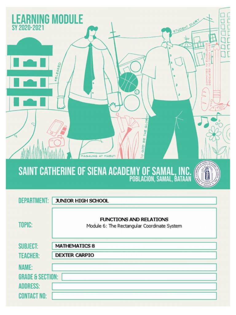 Module 6 in Math 8 | PDF | Cartesian Coordinate System | Mathematics