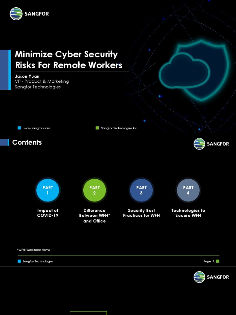 Minimize Cyber Security Risks For Remote Workers | PDF | Security ...