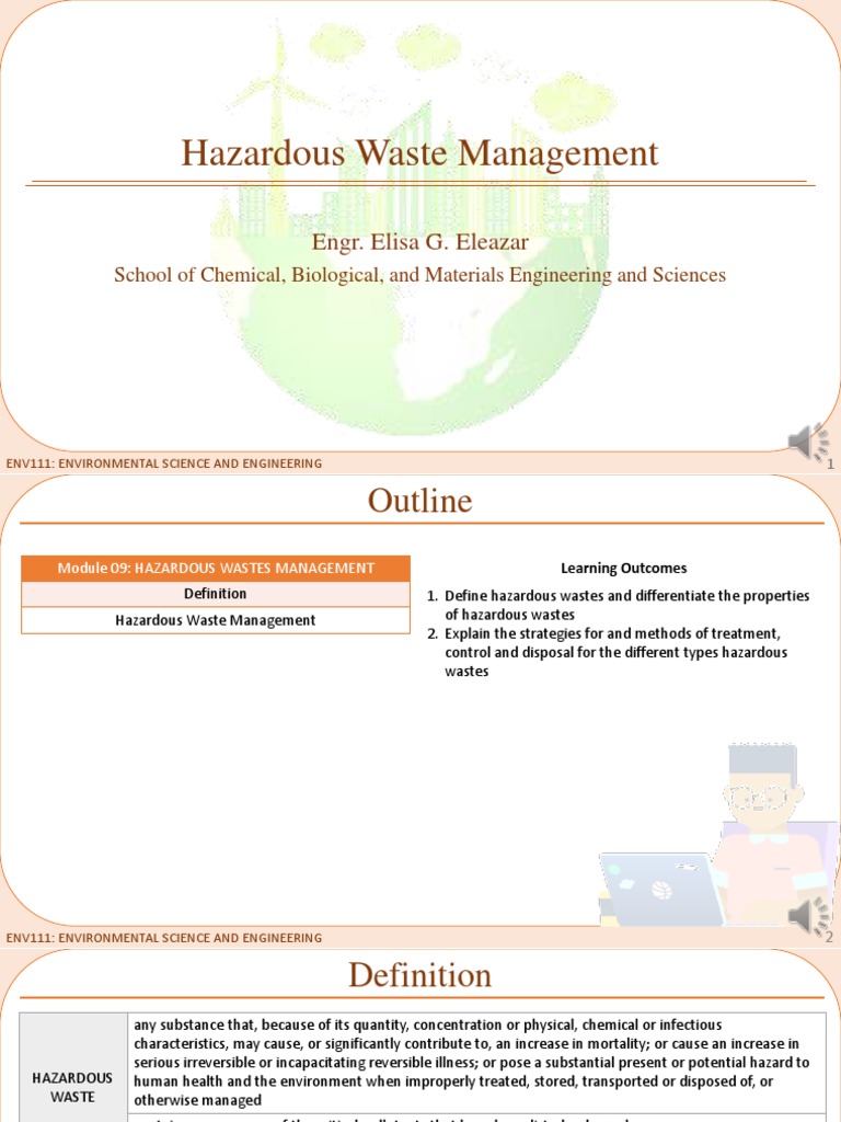 09-Hazardous Waste Management | PDF | Hazardous Waste | Waste