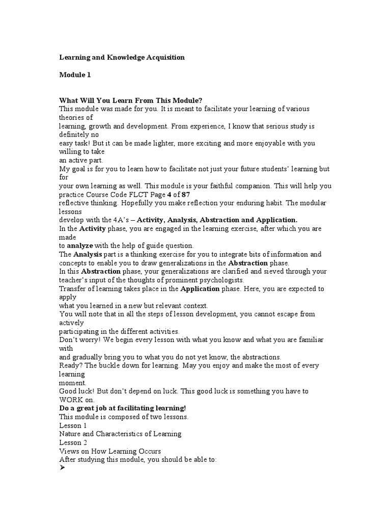 Nature and Characteristics of Learning | PDF | Learning | Nature