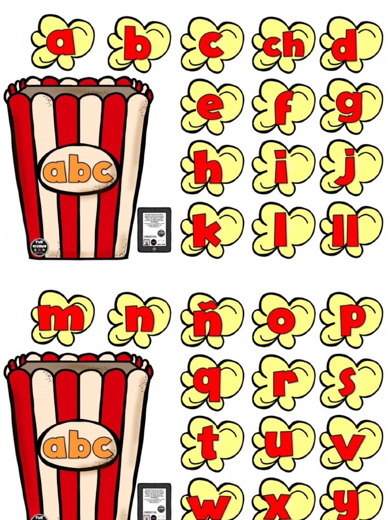 Abecedario Palomitas | PDF