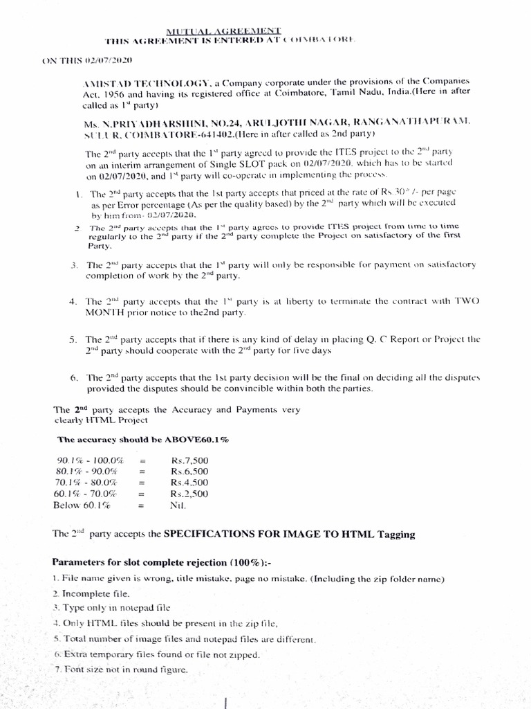 Scan Agreement | PDF | Computer File | Html