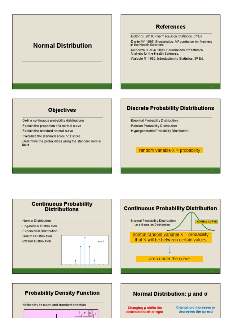 Normal Distribution | PDF | Normal Distribution | Probability Distribution