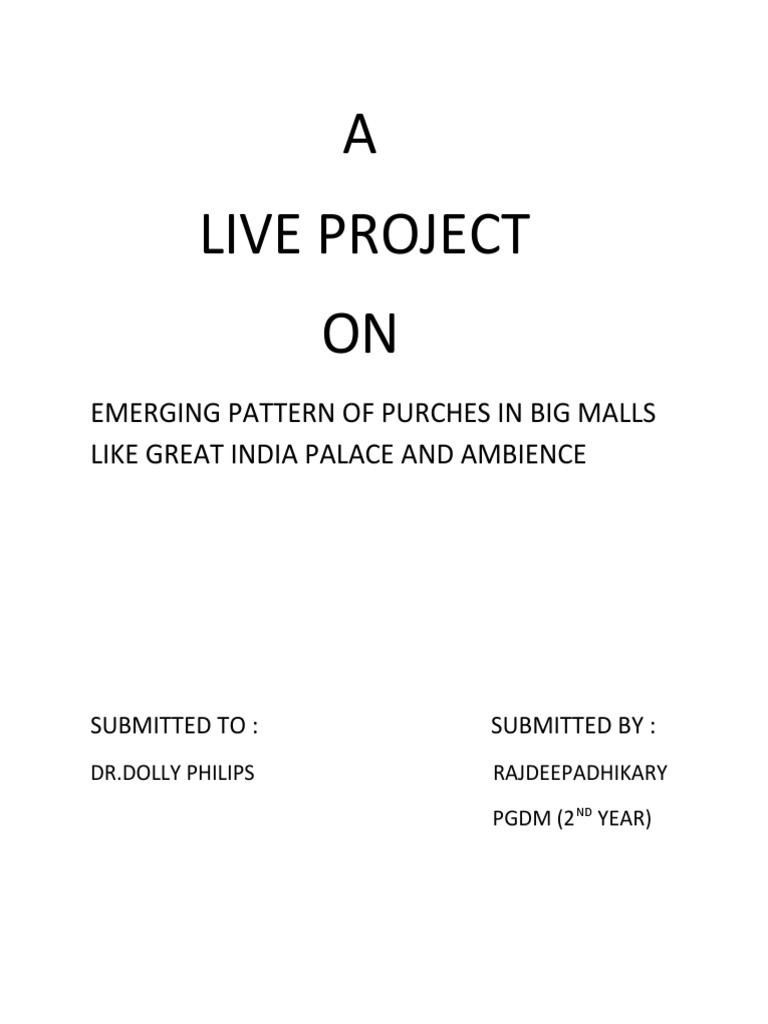 Reliance Fresh at Ambience Mall Insights | PDF | Retail | Supermarket