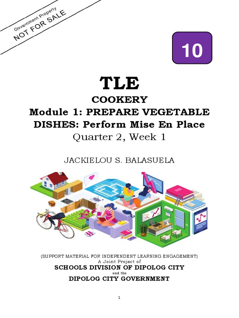 Cookery Module 1: Prepare Vegetable DISHES: Perform Mise en Place | PDF ...
