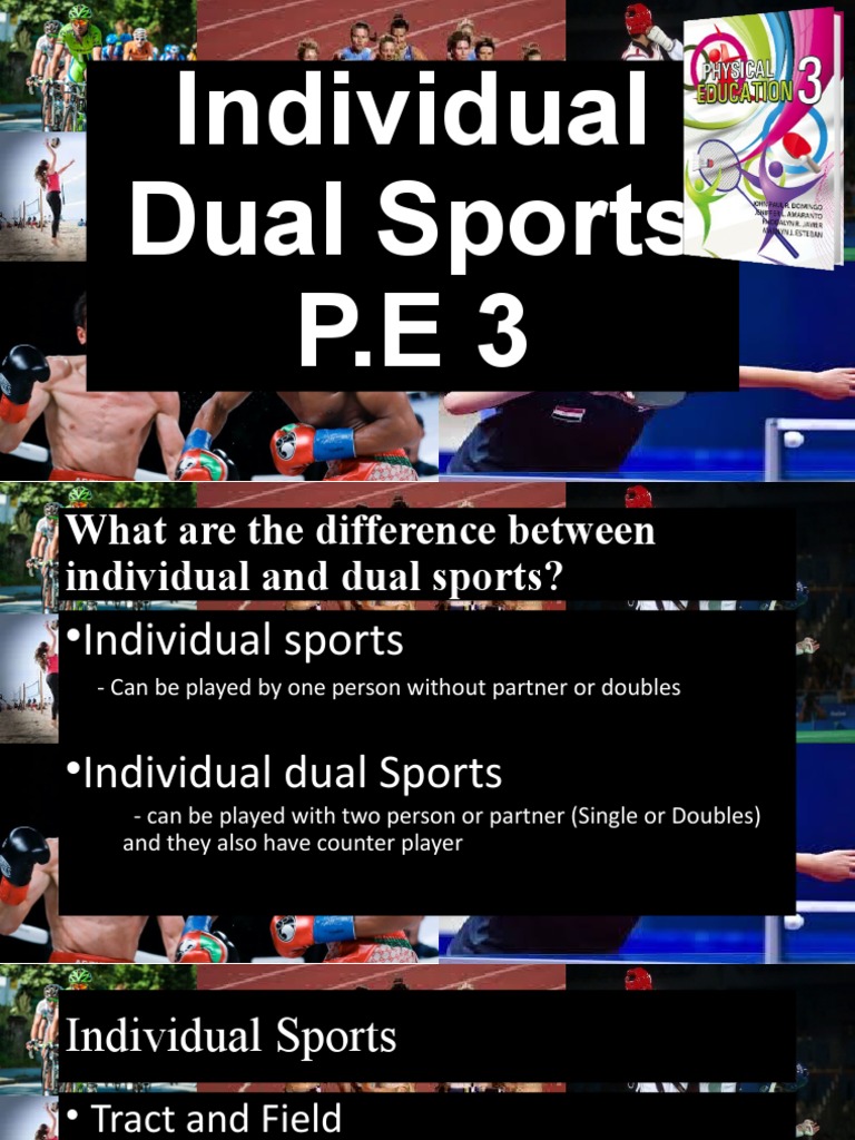 Intro to Individual & Dual Sports | PDF | Table Tennis | Recreation