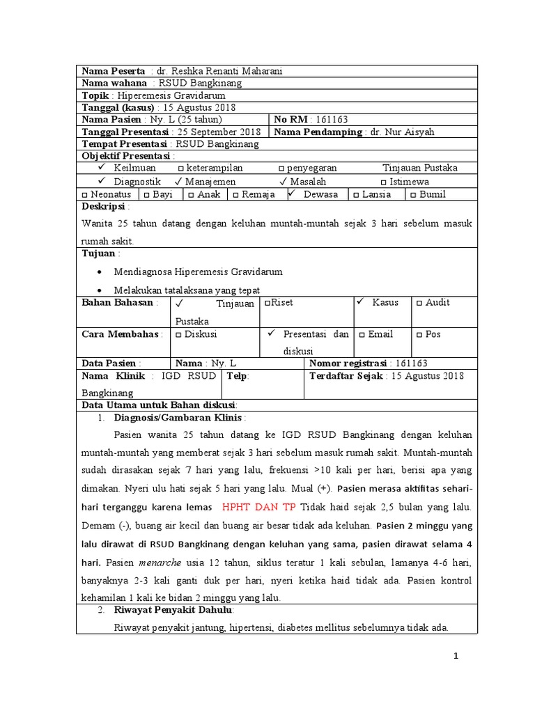 Portofolio IGD (HEG) | PDF