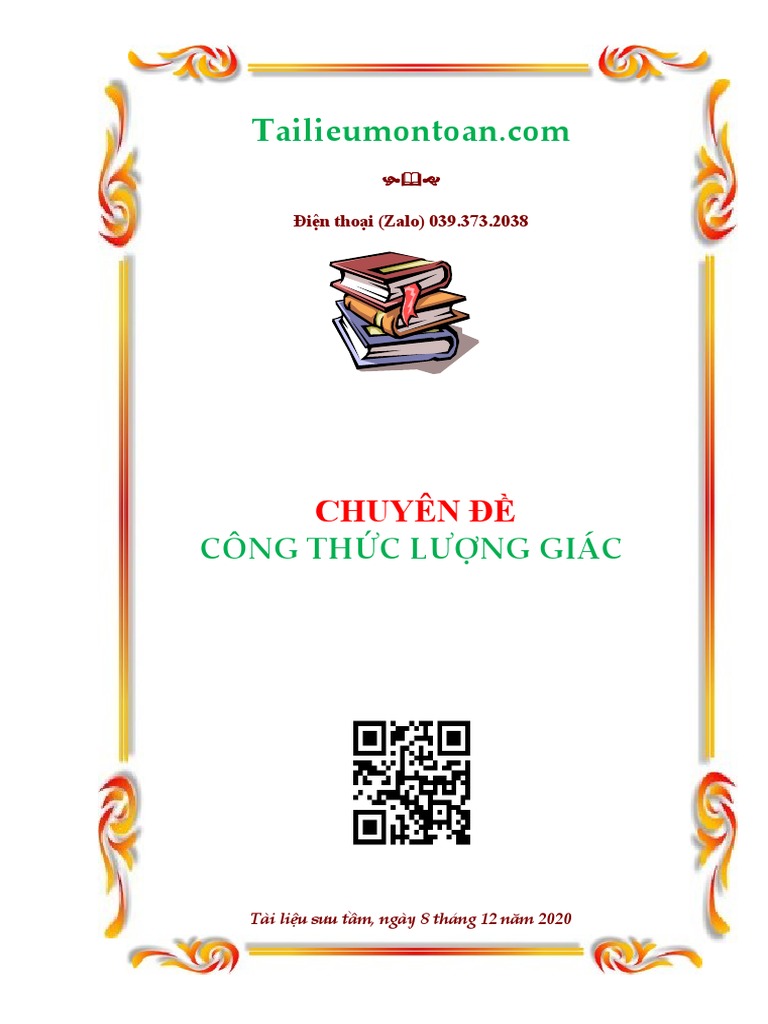 DS - C6 - Cong Thuc Luong Giac | PDF