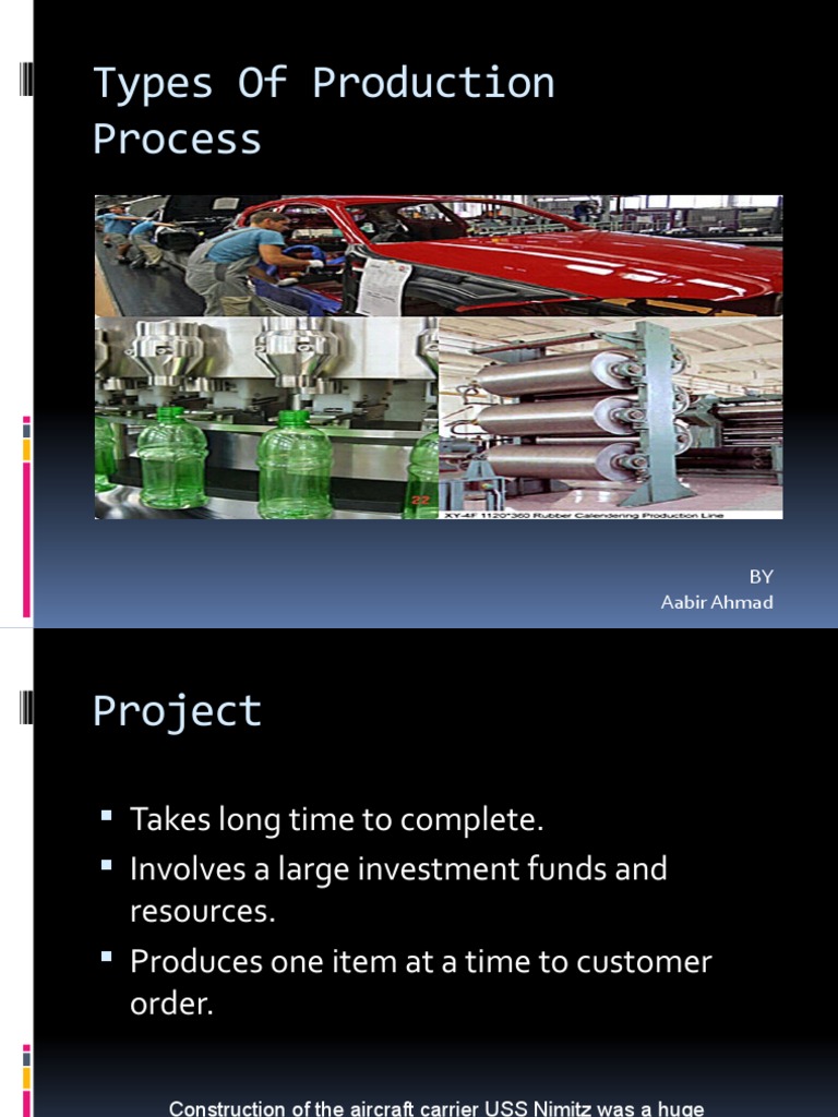 Types of Production Process | PDF | Computing | Supply Chain Management