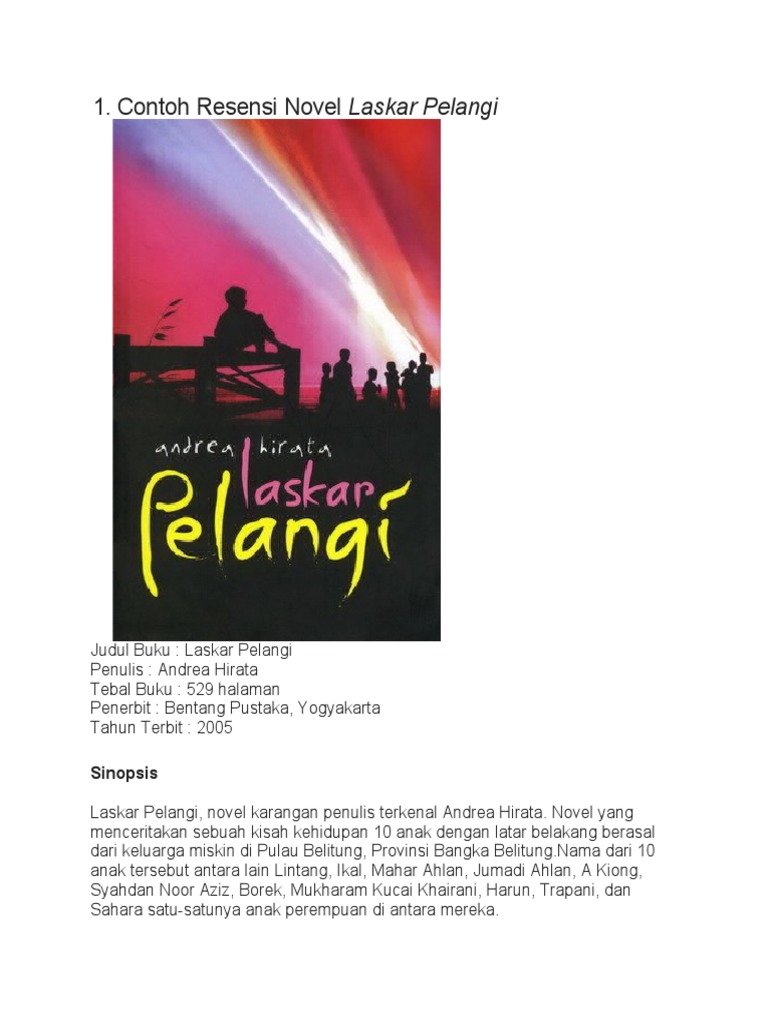 Resensi Novel Laskar Pelangi | PDF