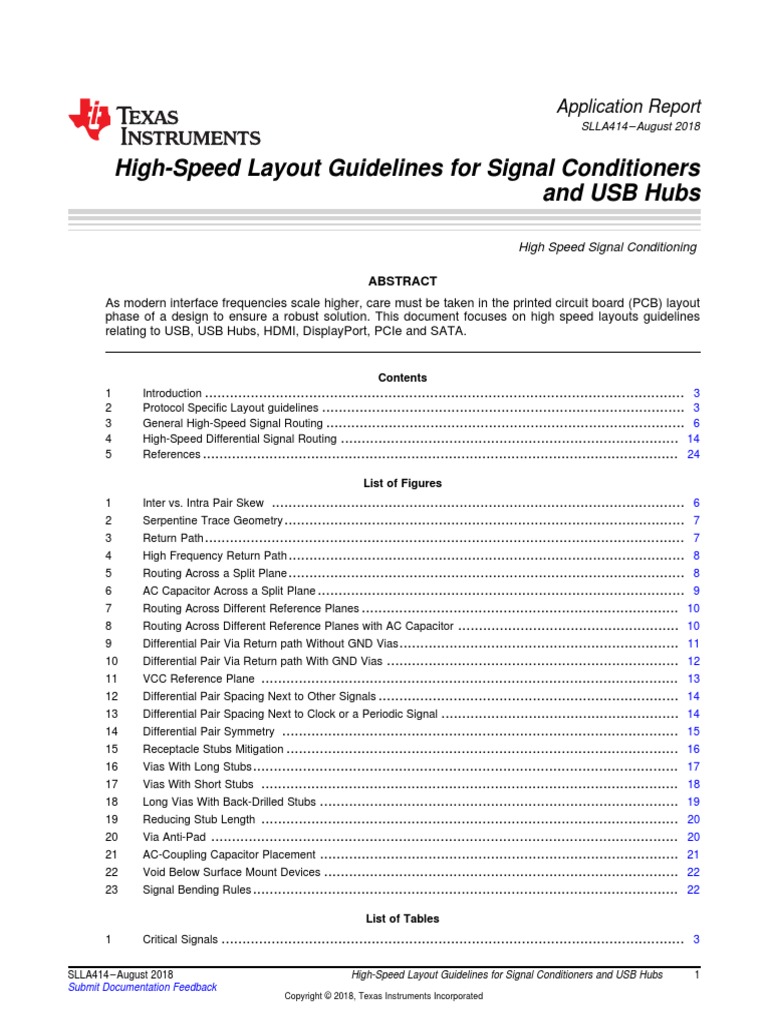 High-Speed Layout Guidelines For Signal Conditioners | PDF | Printed ...