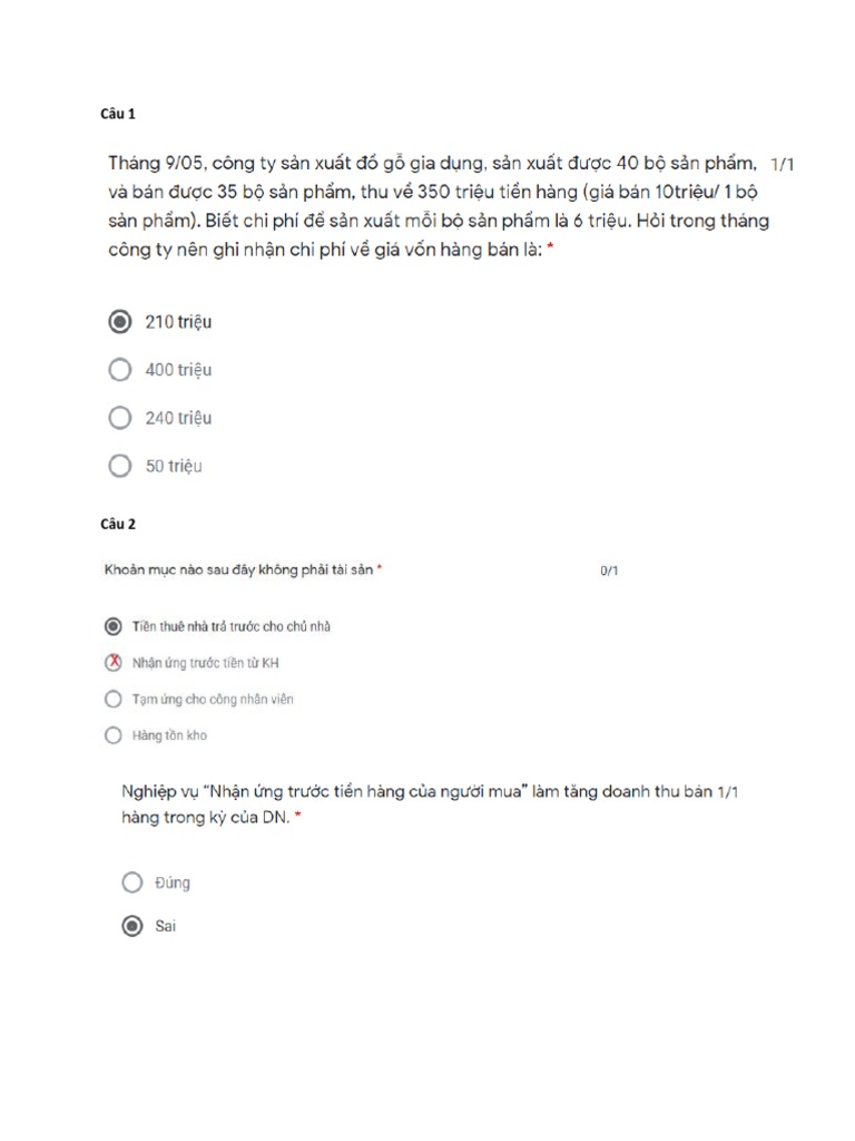 Bài Ktra 1 Môn NLKT HVNH | PDF