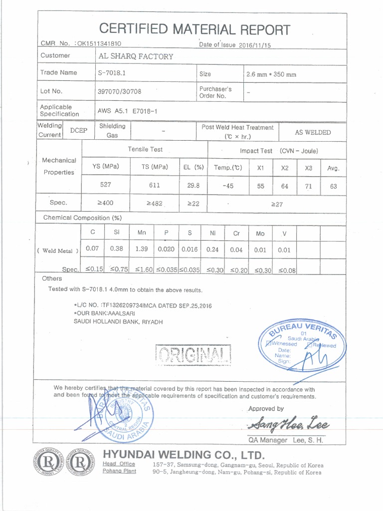 Certificate Electrodes | PDF