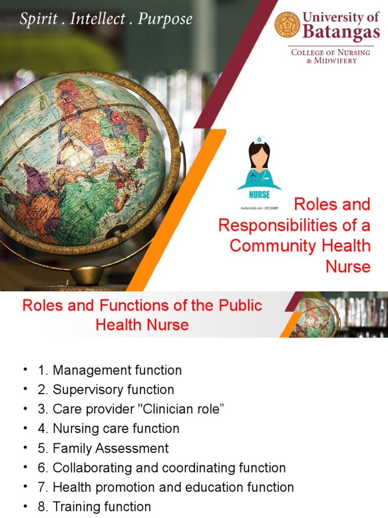 Community Health Nurse Roles Explained | PDF | Nursing | Health ...