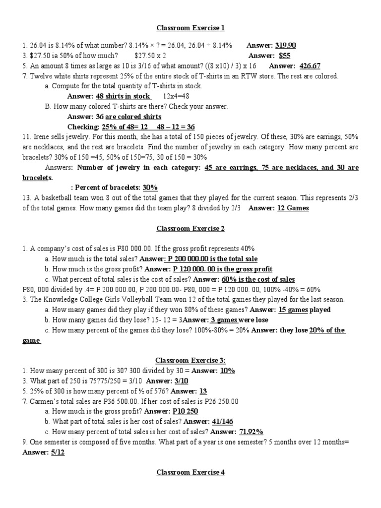 Bus Math 1 | PDF | Business | Economies