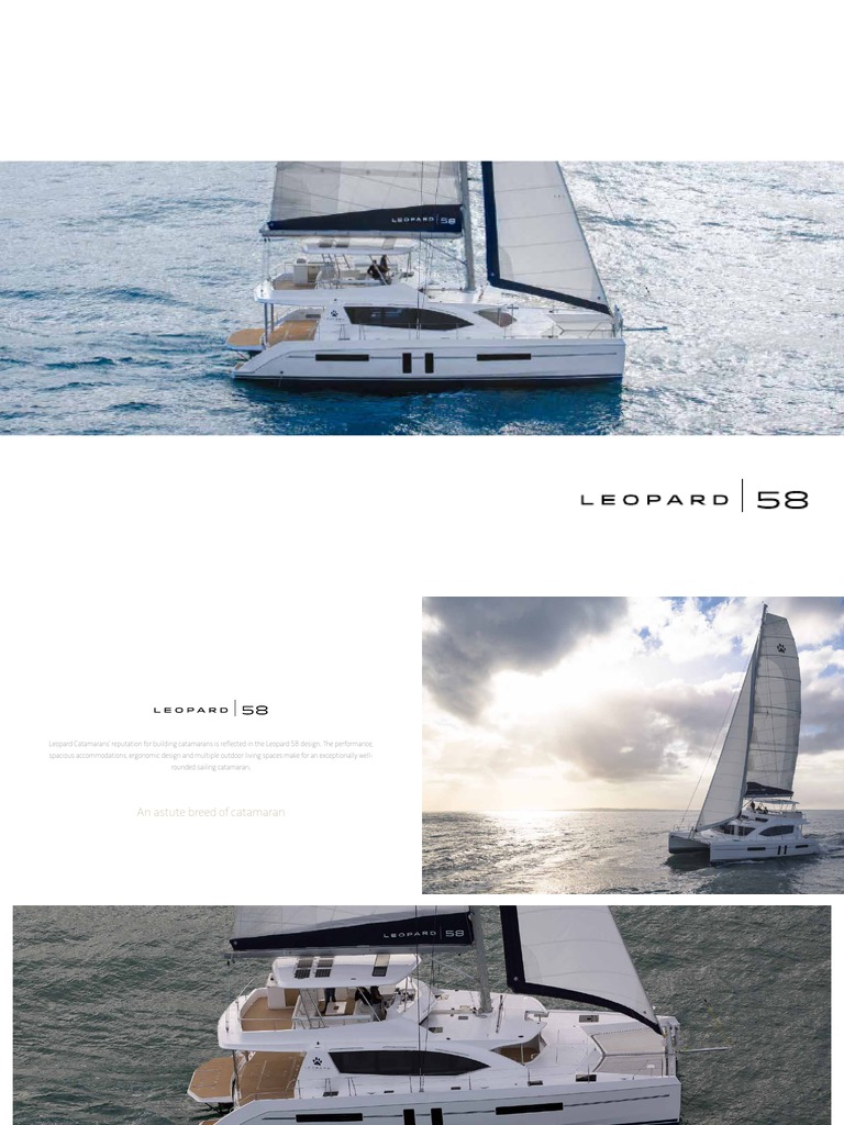 2020 Leopard 58 Brochure Web | PDF | Yacht | Deck (Ship)