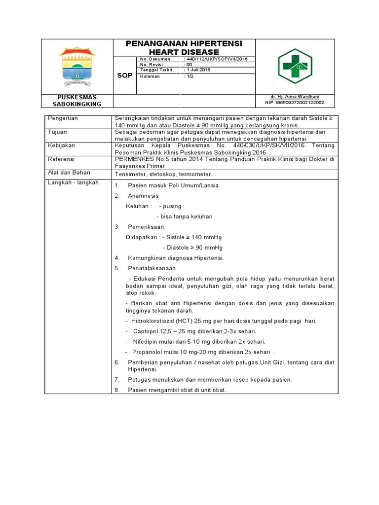 7.2.1.d SPO HIPERTENSI HEART DISEASE TATAA | PDF
