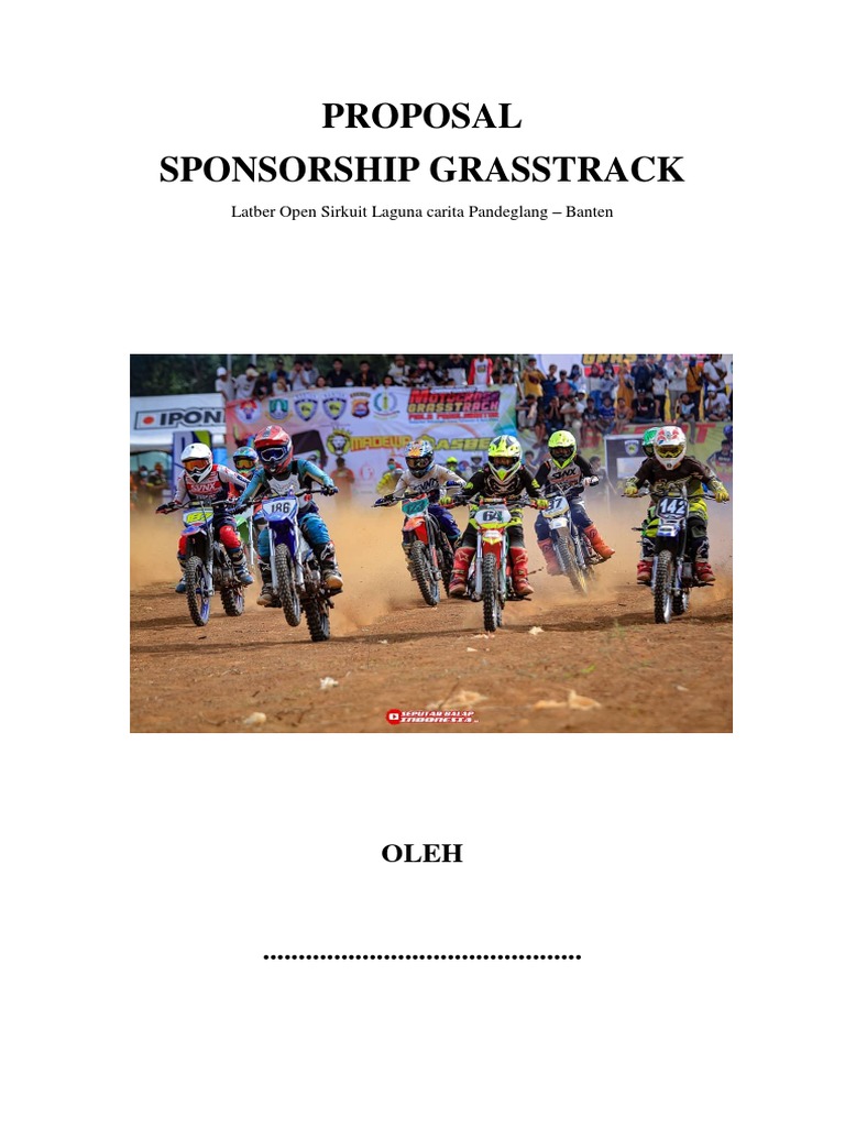 Contoh Proposal Grasstrack | PDF