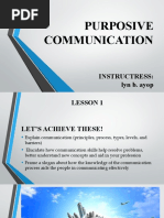 GEC 005 Purposive Communication Reviewer PDF | PDF | Globalization | Communication