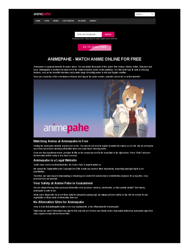Animepahe - Watch Anime Online For Free | PDF | World Wide Web ...