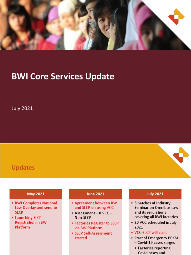 BWI Core Service Update - July 2021 - Final | PDF | Information Age ...