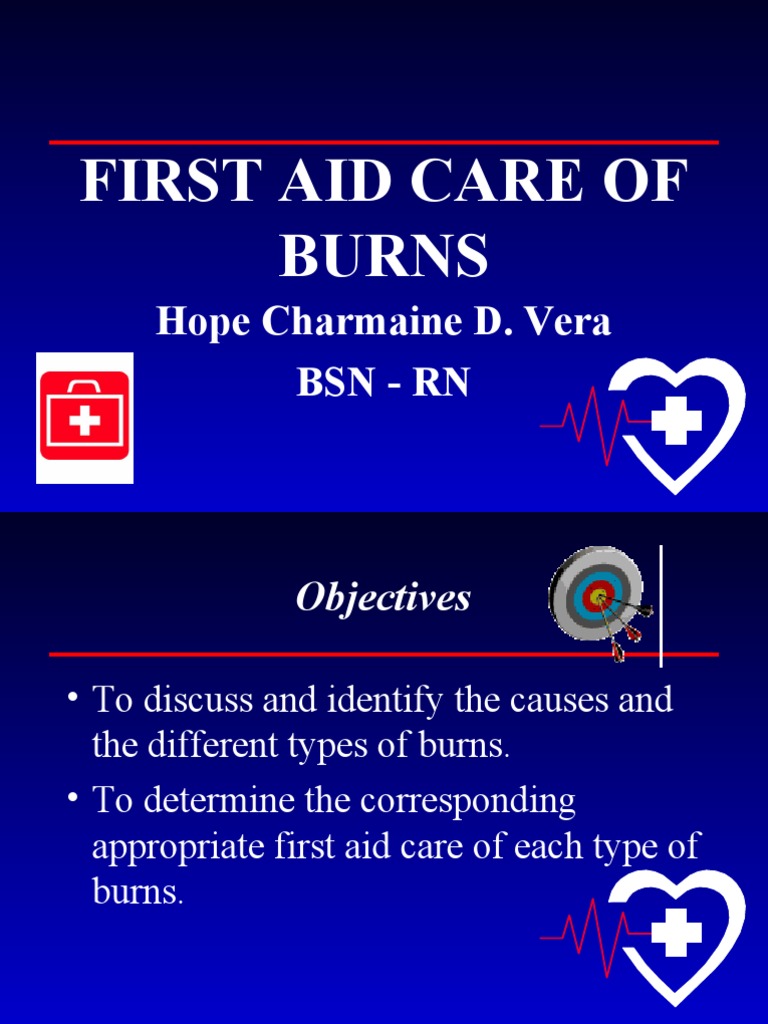 First Aid Care of Burns | PDF | Burn | Skin